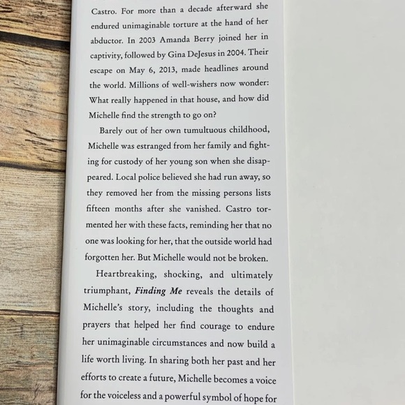 Other | Finding Me Book By Michelle Knight | Poshmark